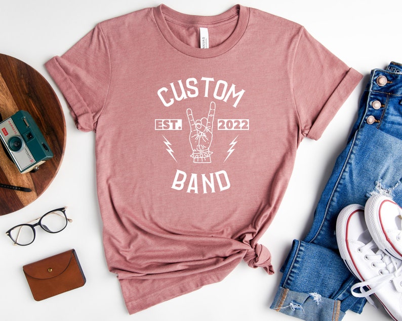 Custom Music Band Shirt Music Shirt Rock Shirt Personalized - Etsy