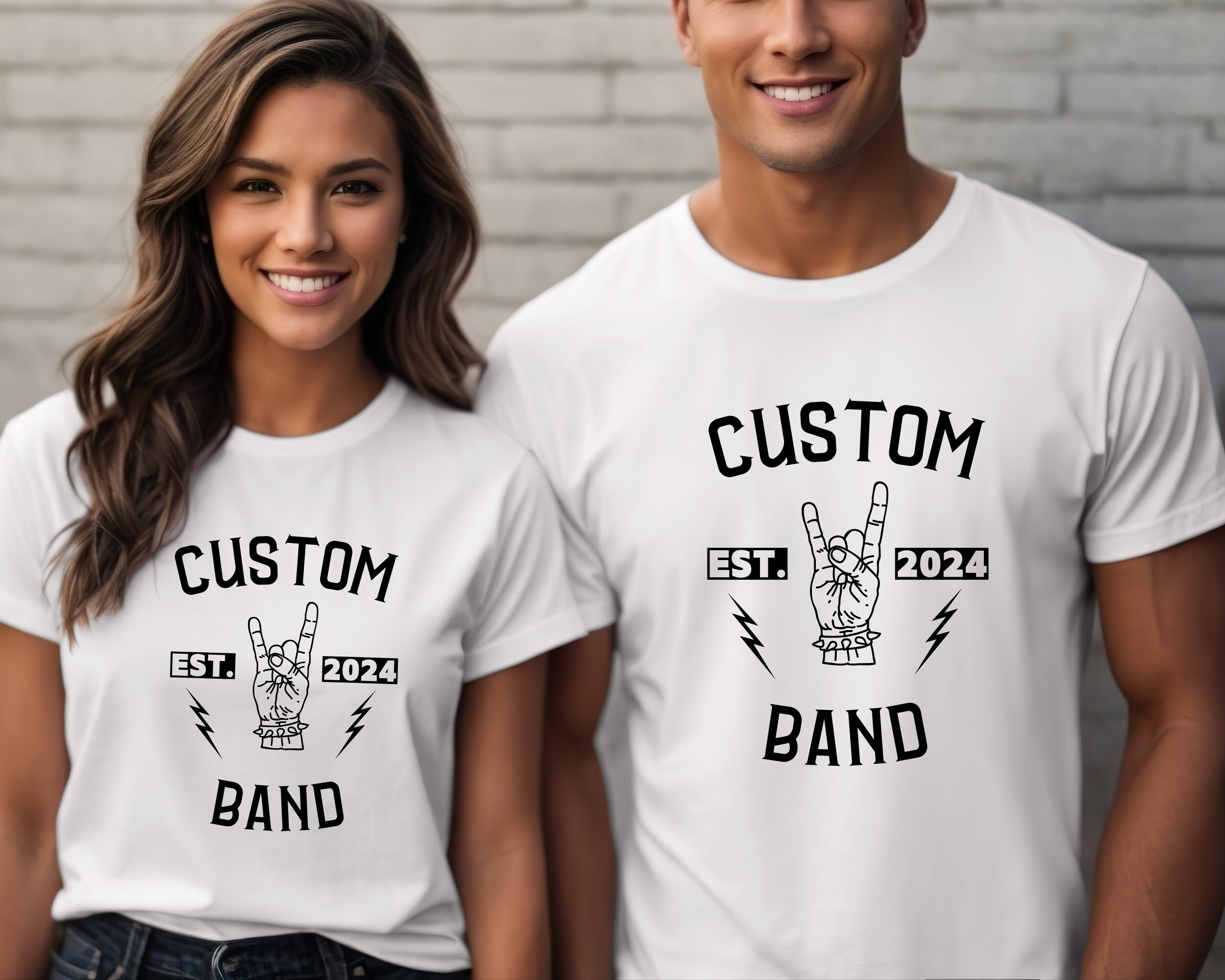 Custom Music Band T-shirt, Rock and Roll, Vintage Style - Etsy