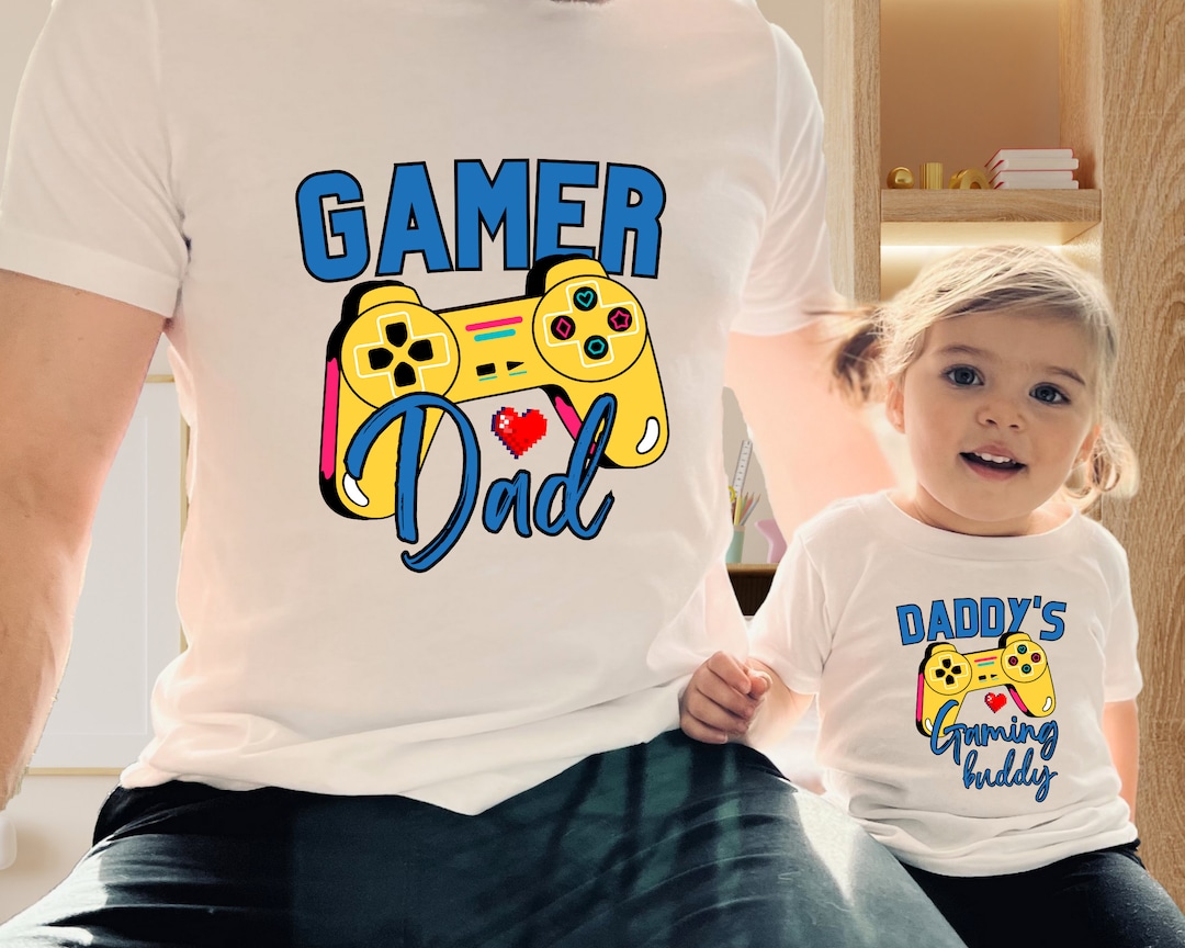 Gamer Dad Shirt, Daddy's Gaming Buddy Shirt, Video Game Shirt, Fathers ...