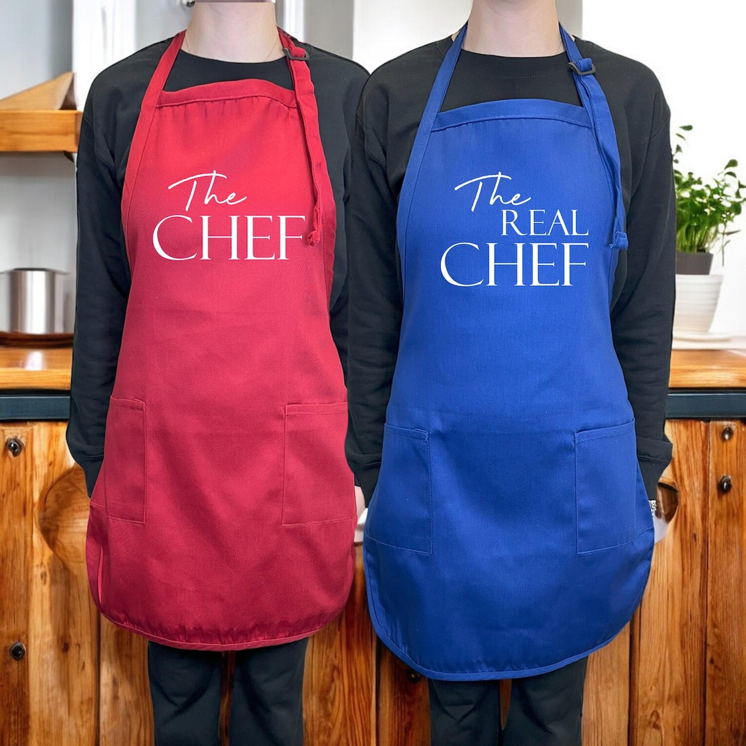 The Chef and the Real Chef Apron, Baking Apron, Matching Cooking Apron ...
