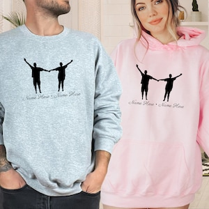 Custom Family Sweatshirt, Customized Name Hoodie, Fathers Day ...