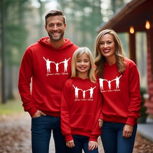 Custom Family Sweatshirt, Customized Name Hoodie, Fathers Day ...