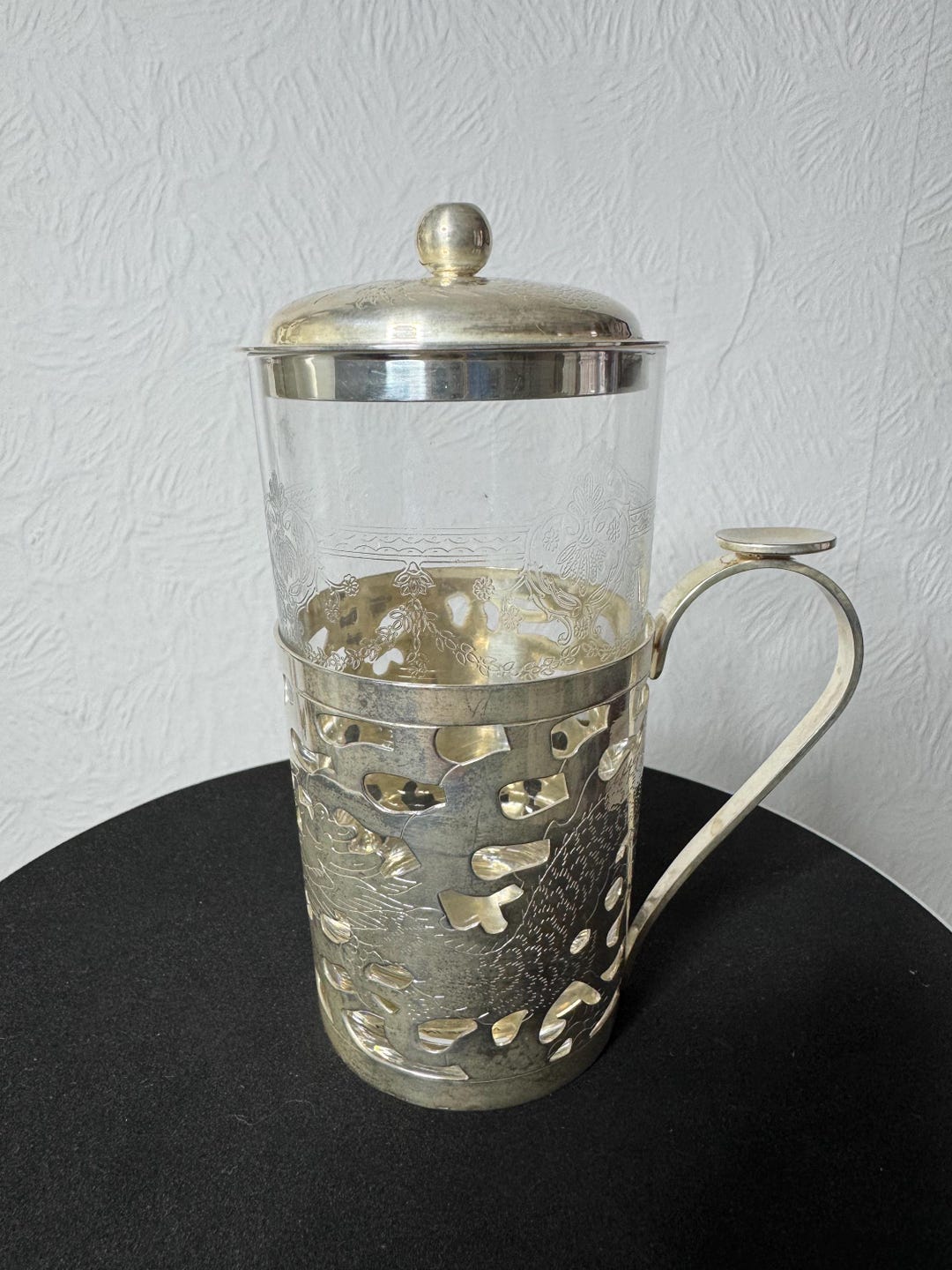 Vintage Shanghai Tang Glass Holder Vintage Glass Holder Silver Plate - Etsy