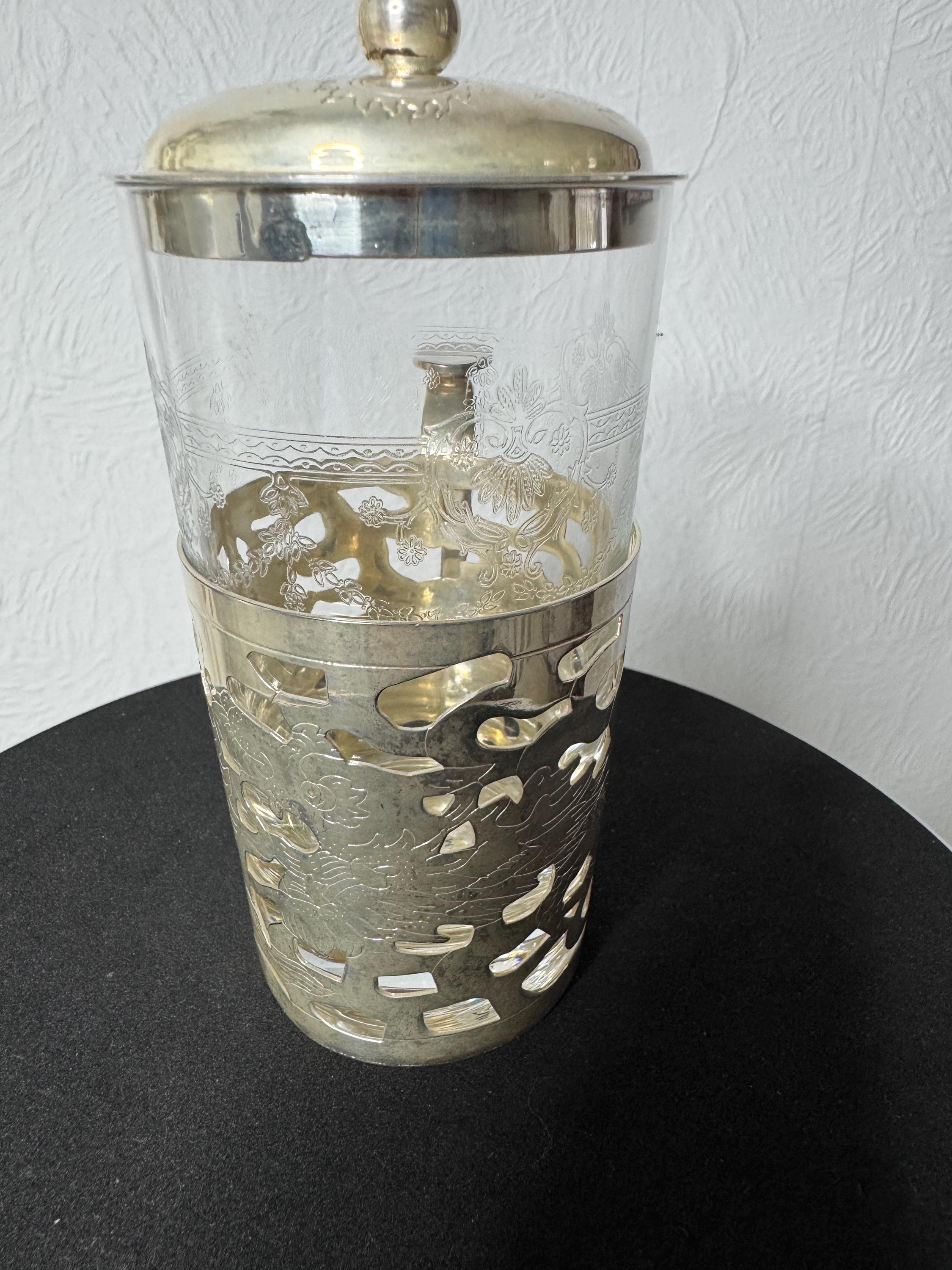 Vintage Shanghai Tang Glass Holder Vintage Glass Holder Silver Plate - Etsy