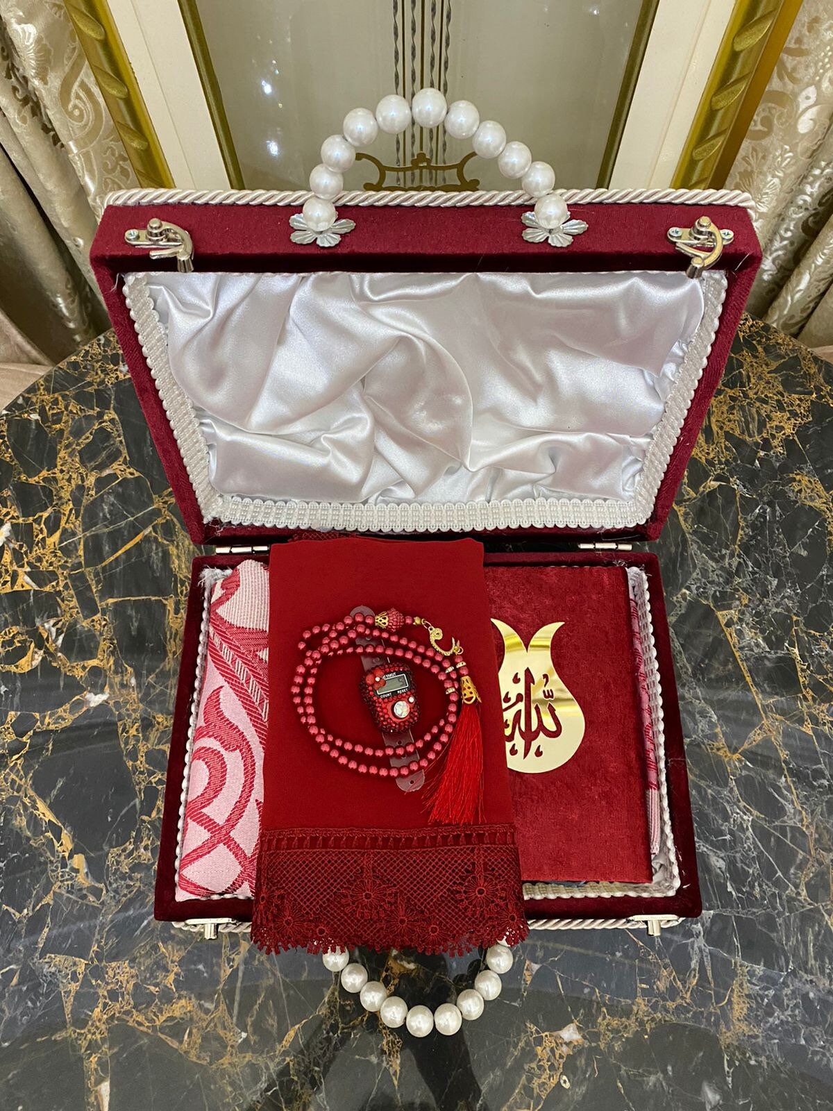 Custom Luxury Quran Islamic Gift Bag, Fancy Muslim Gift Set, Matching ...