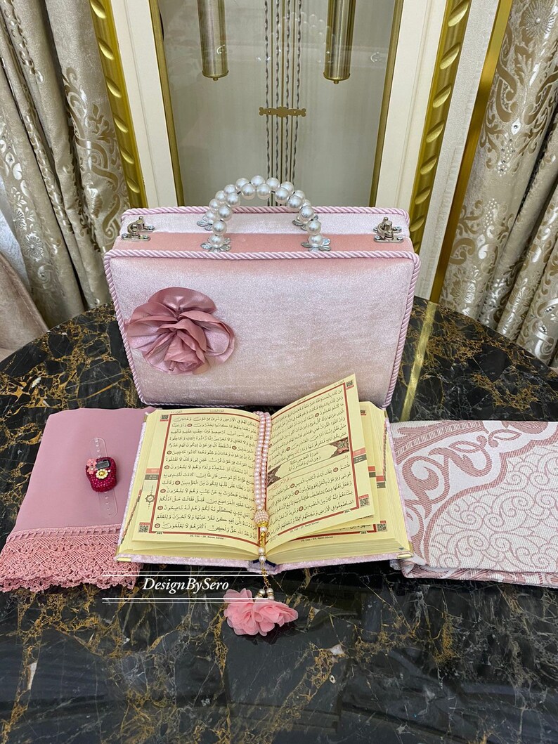 Custom Luxury Quran Islamic Gift Bag, Fancy Muslim Gift Set, Matching ...