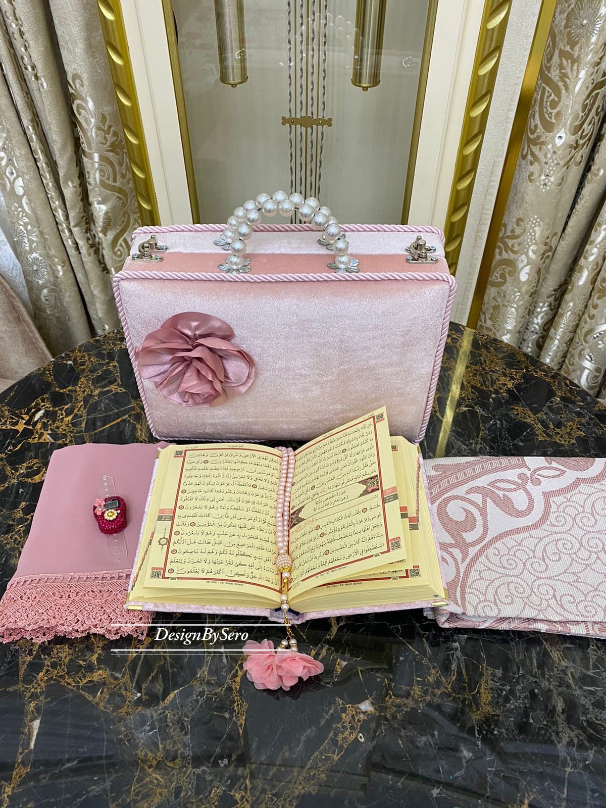 Custom Luxury Quran Islamic Gift Bag, Fancy Muslim Gift Set, Matching ...