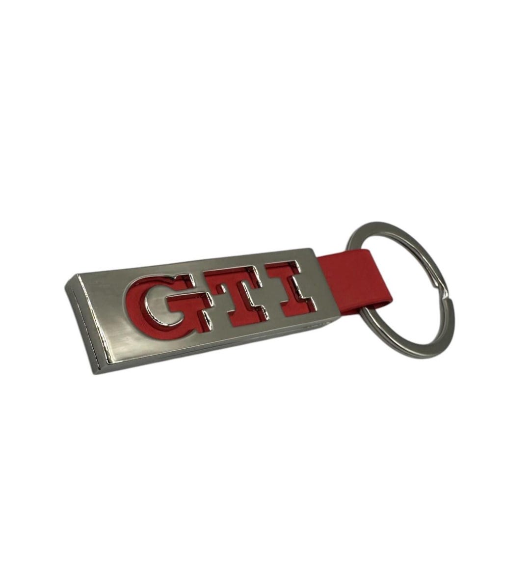 Volkswagen GTI Metal Keychain With Red Soft Silicone - Etsy