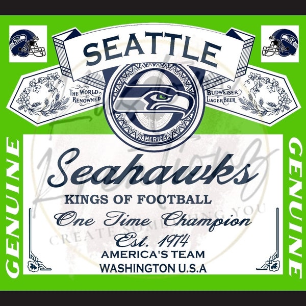 Seattle Seahawks Art - Etsy