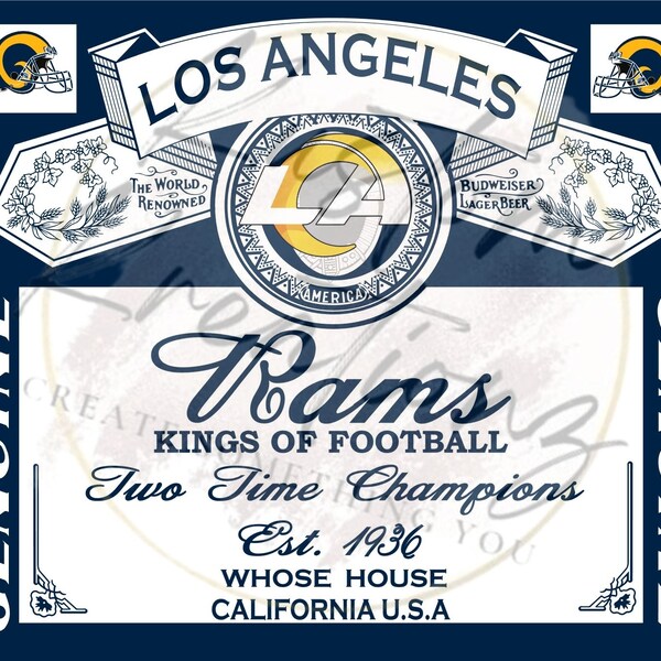 Los Angeles Rams Svg - Etsy