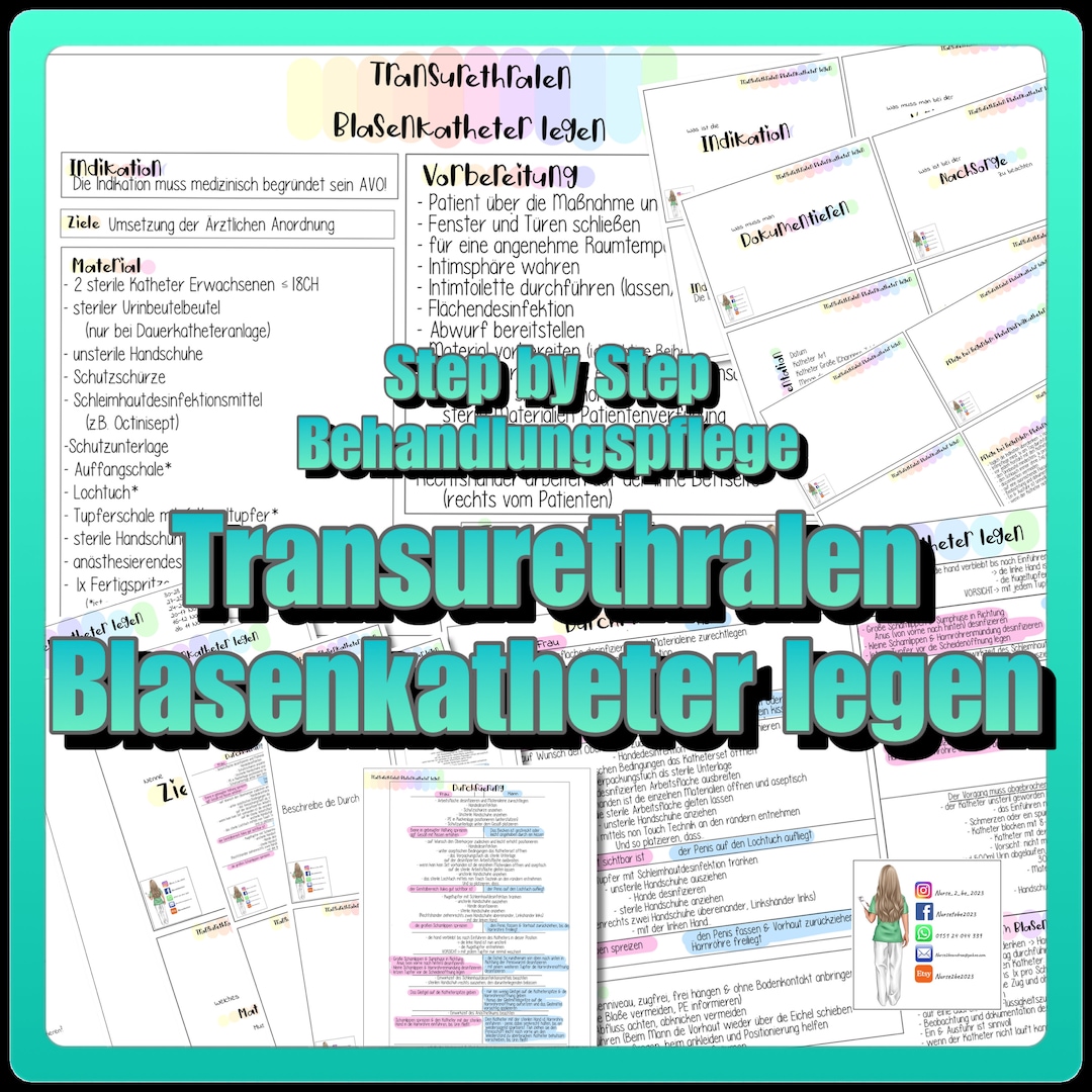 007/009 Inserting a Transurethral Catheter Treatment Care Step by Step ...