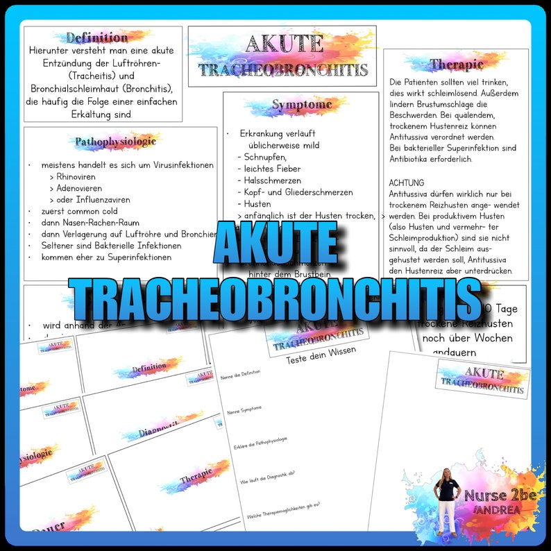001/016 Acute Tracheobronchitis - Etsy