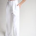White Palazzo Pants: High Rise Wide Leg Trousers - Etsy