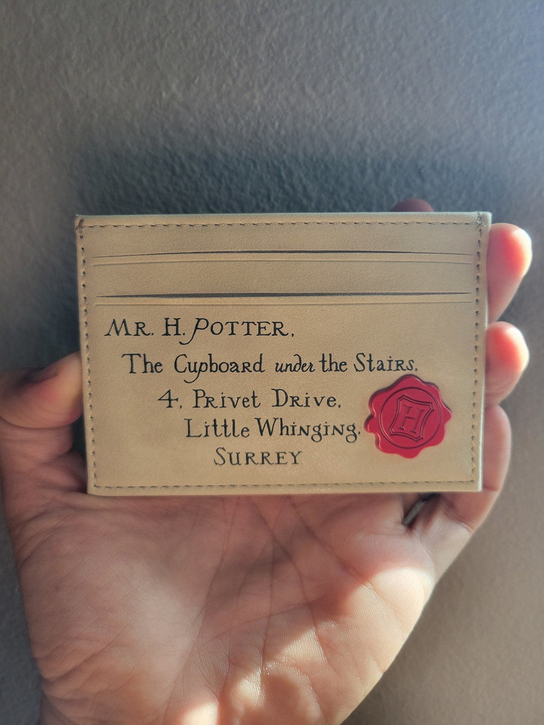 Magic Letter Card Wallet - Etsy