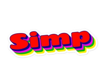 Simp Sticker - Etsy