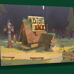 Mystery Shack Postcard A6 - Etsy
