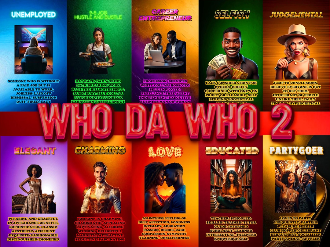 Who Da Who 2 Oracle Deck - Etsy