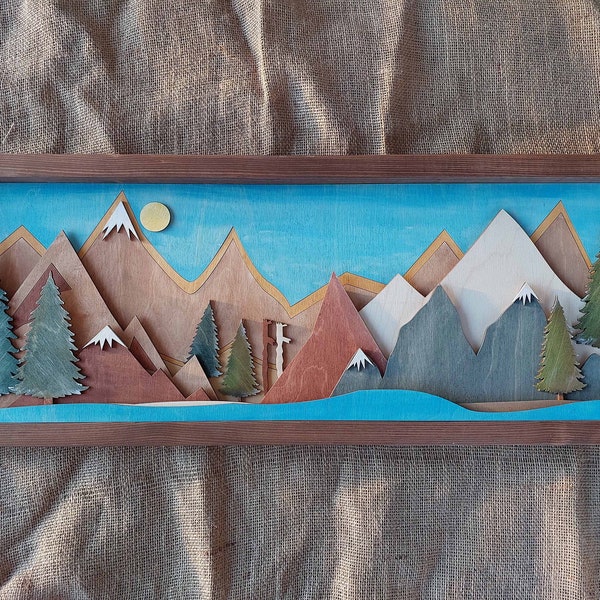 Layered Wood Art - Etsy