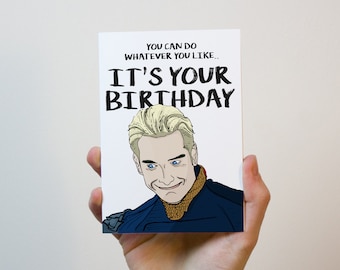 Homelander Birthday Card - Etsy