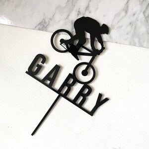 Bicycle Cake Topper - Cake Topper - Birthday Cake Topper - Bike Cake ...