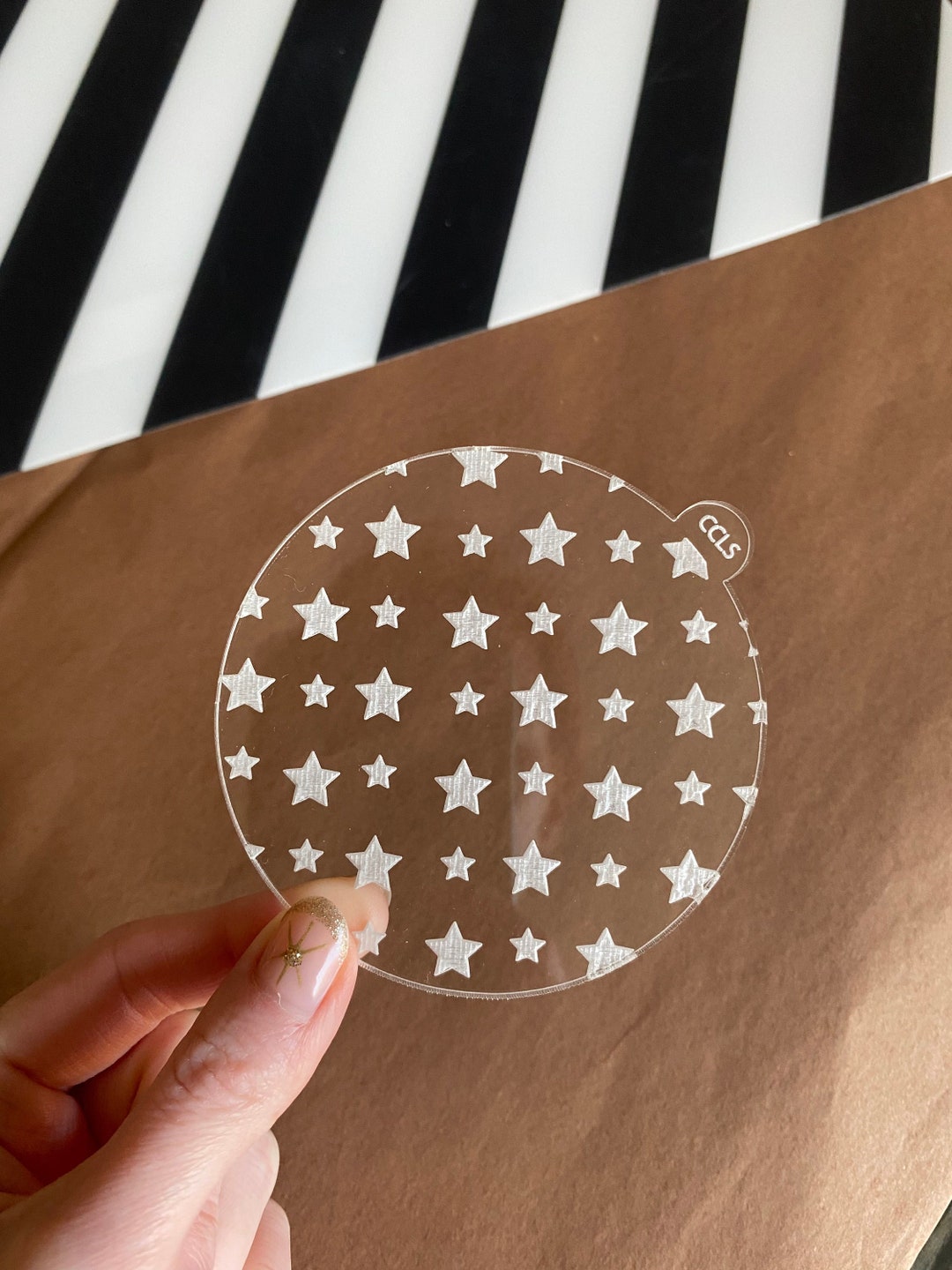 Star Fondant Embosser - Star Pattern Cookie Embosser - Fondant Stamp ...