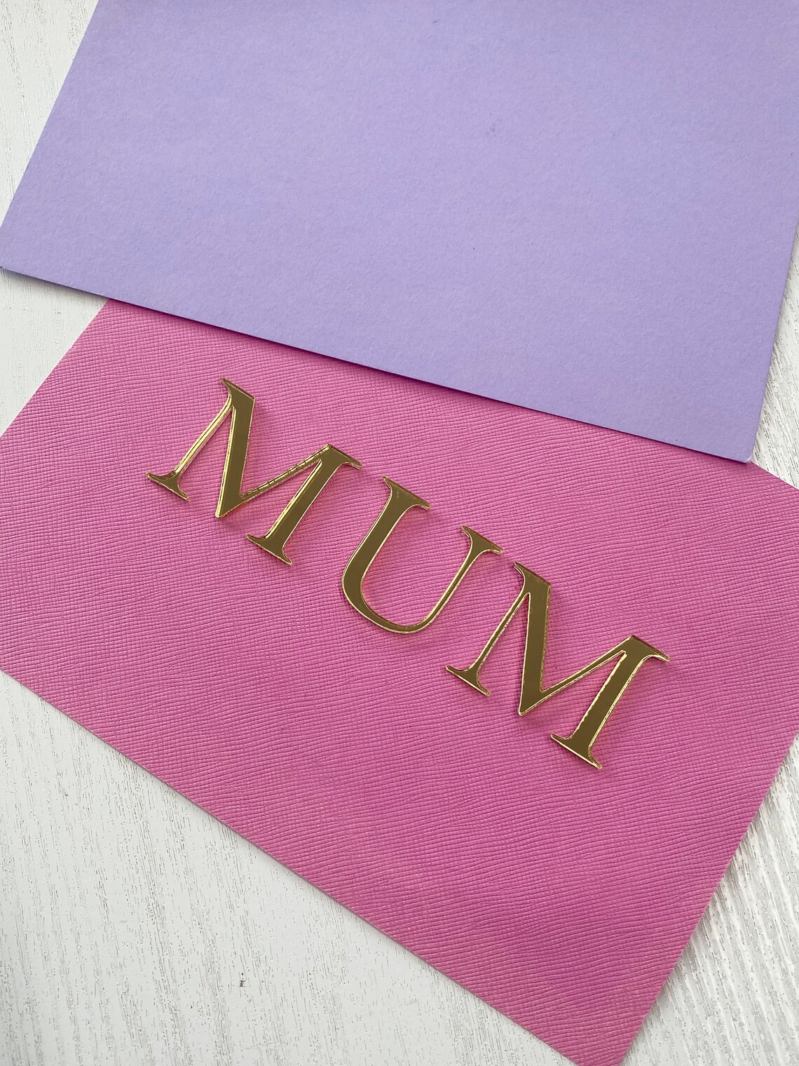 Mum Birthday Cake Topper - Birthday Cake Charm - Cake Decor - Mum Gold ...