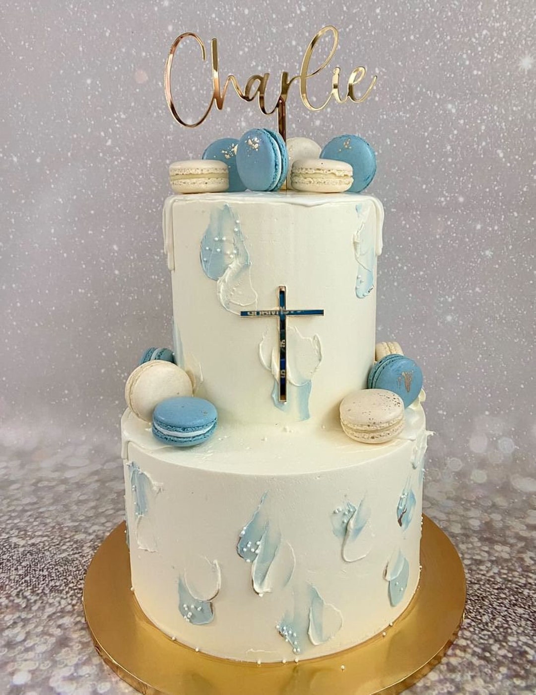 Christening Communion Cake Topper -holy Communion Dedication ...