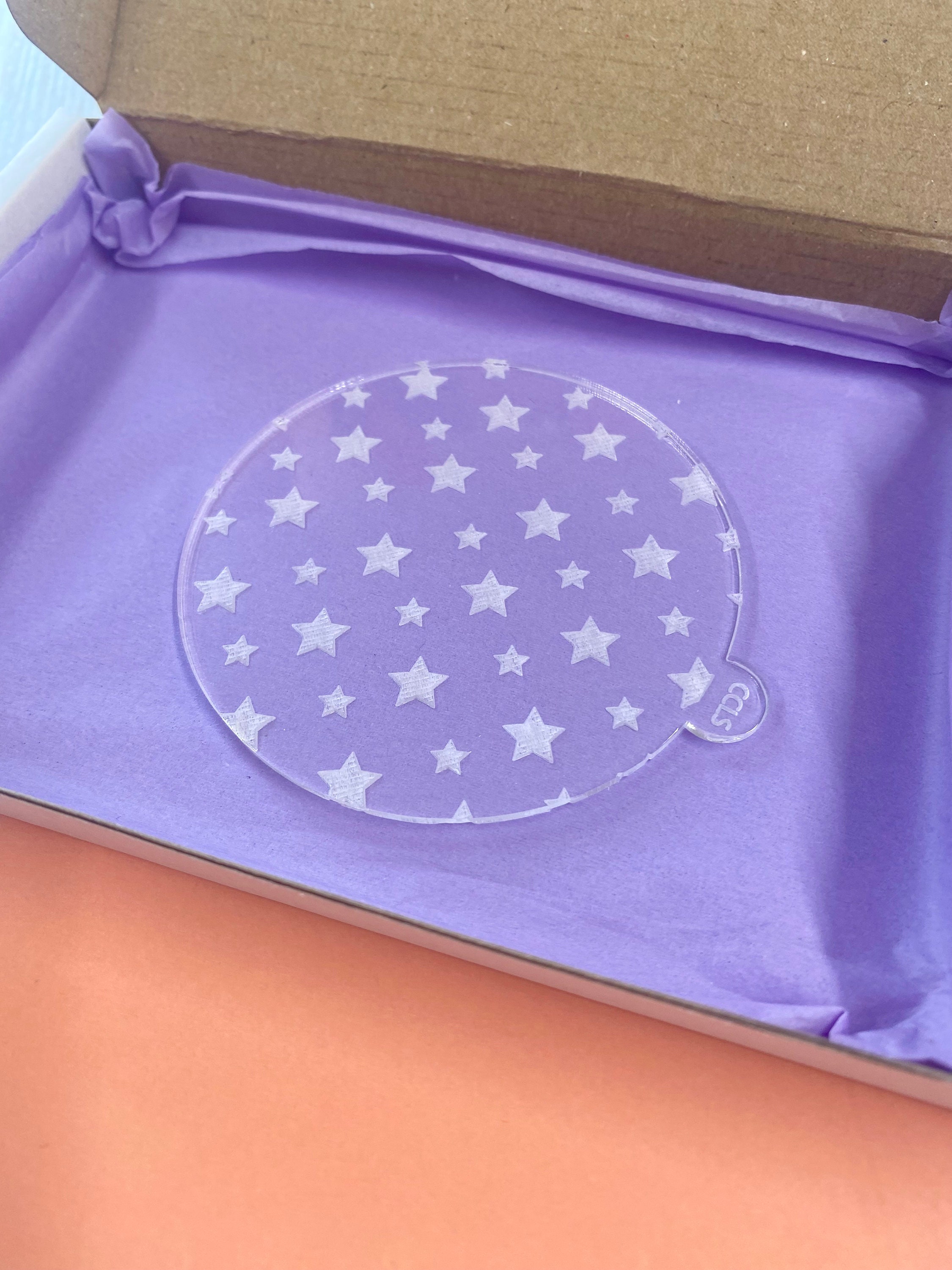 Star Fondant Embosser - Star Pattern Cookie Embosser - Fondant Stamp ...