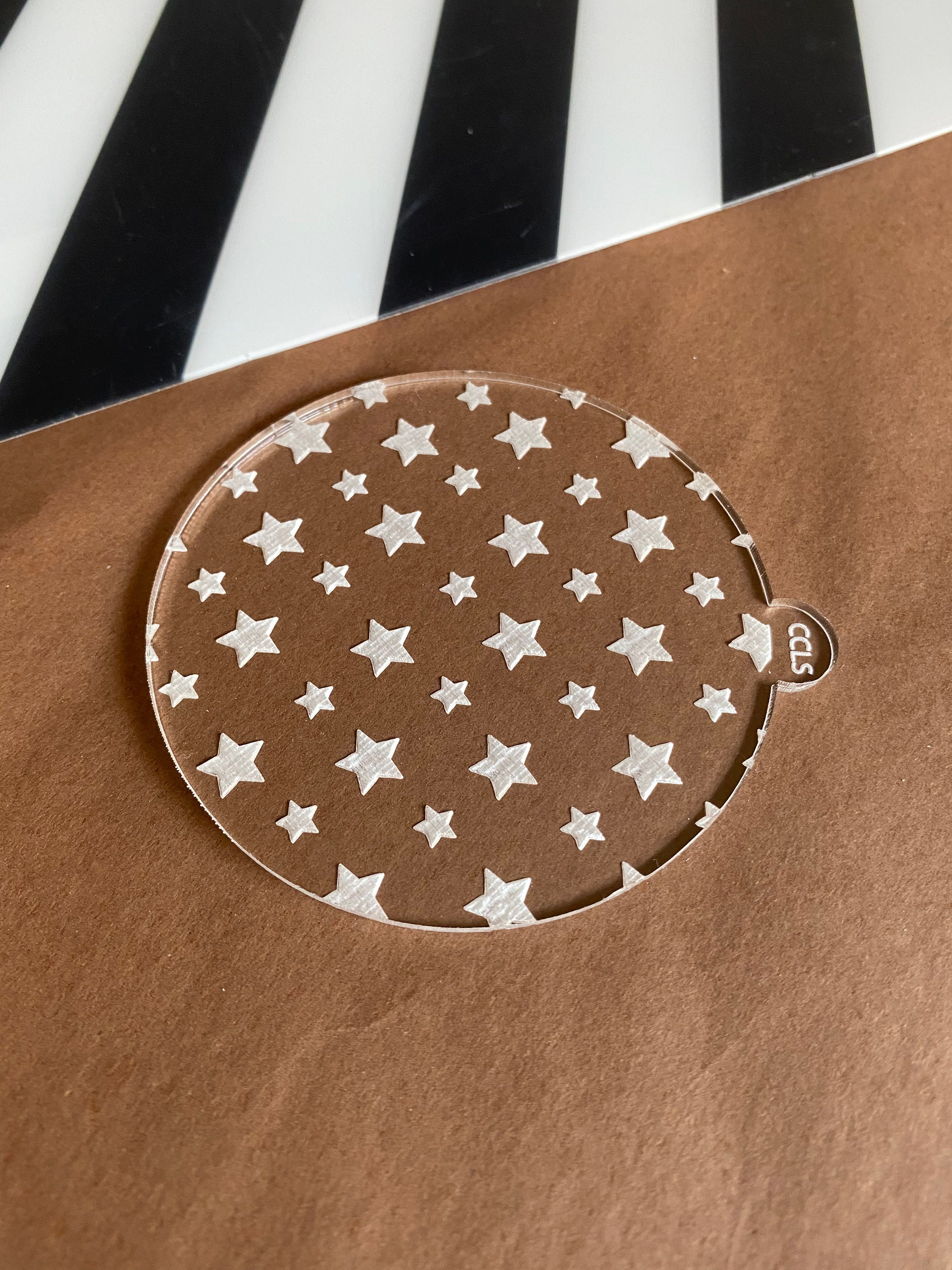 Star Fondant Embosser - Star Pattern Cookie Embosser - Fondant Stamp ...