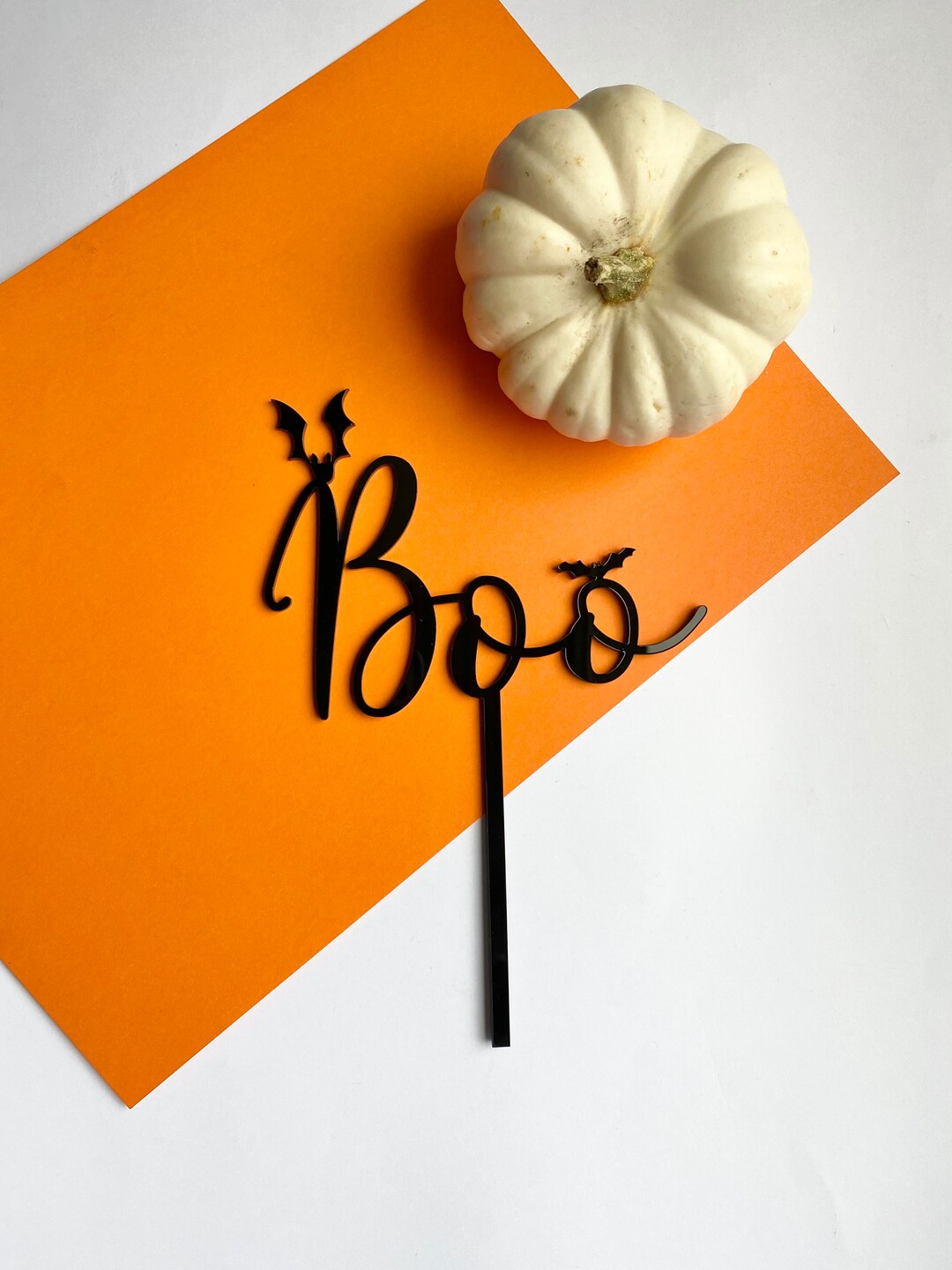 Boo Cake Topper Bat Cake Topper Halloween Cake Topper - Etsy UK