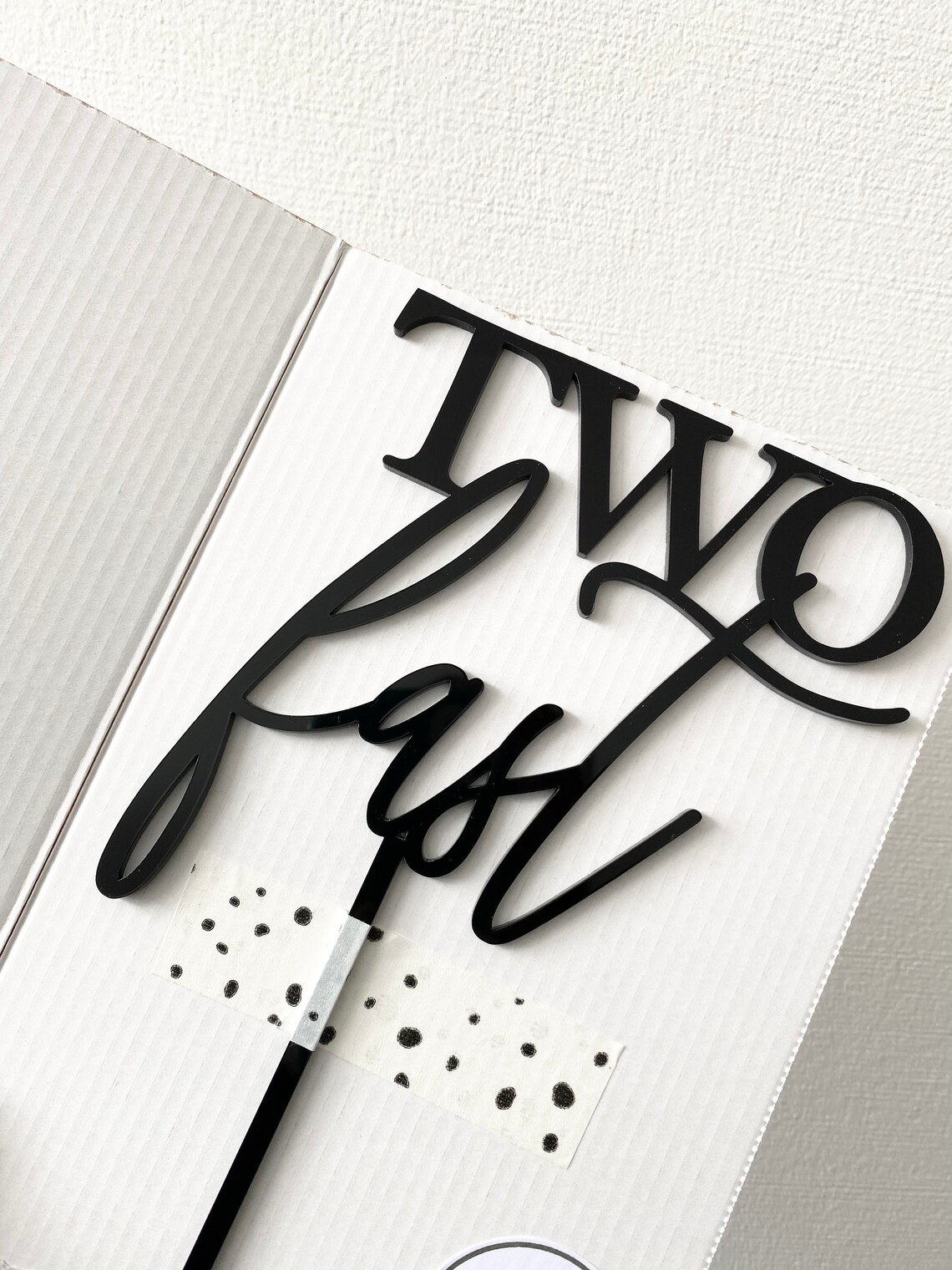 Two Cake Topper Birthday Cake Topper 2nd Birthday Cake - Etsy