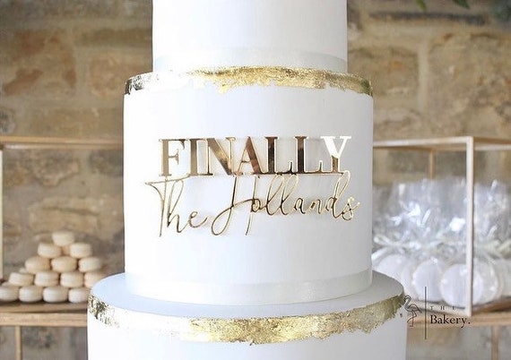 Finally Married Cake Topper Wedding Cake Topper Wedding | Etsy