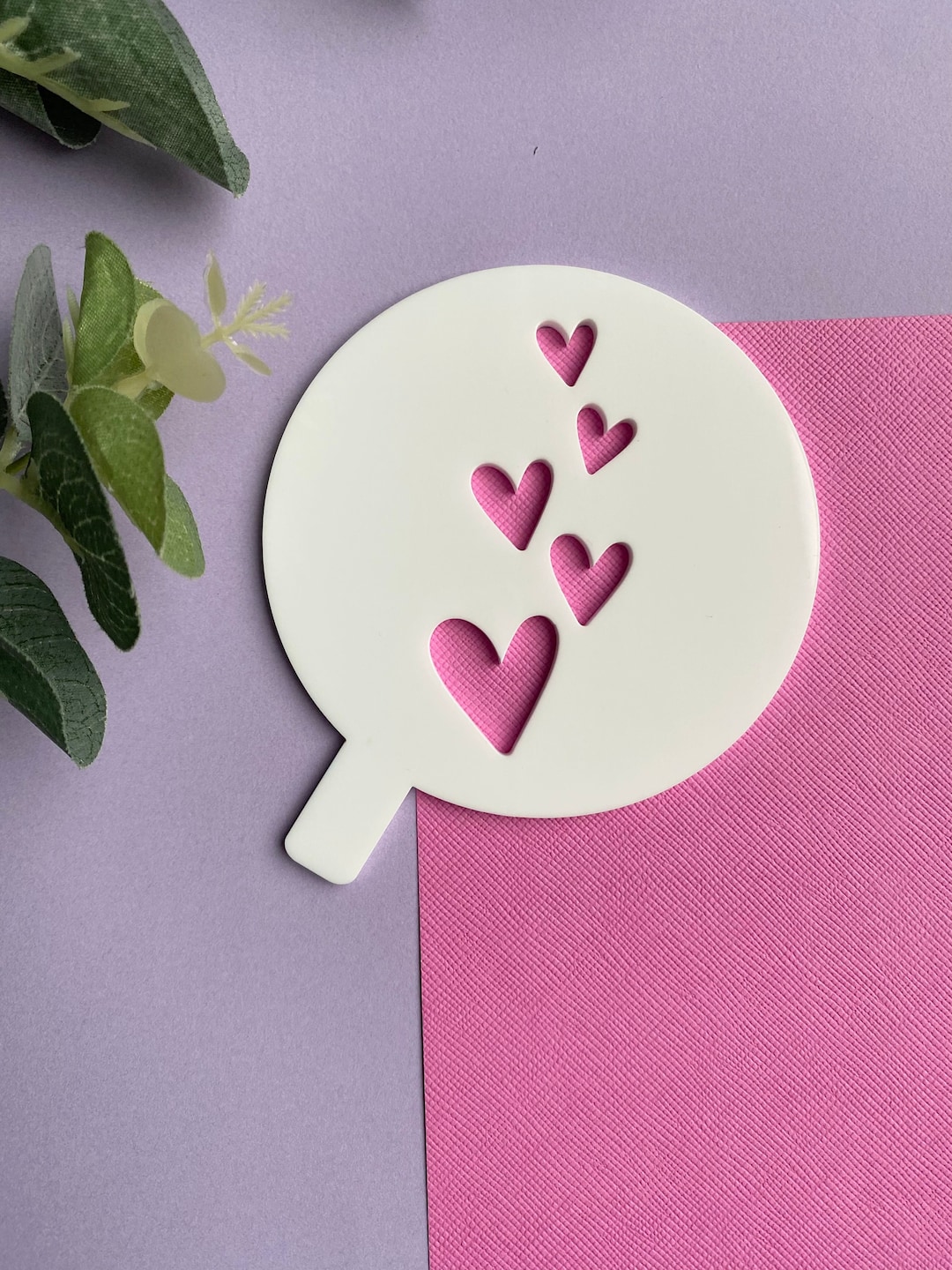 Heart Coffee Stencil -coffee Cappuccino Stencil -drinks Stencil - Gifts ...