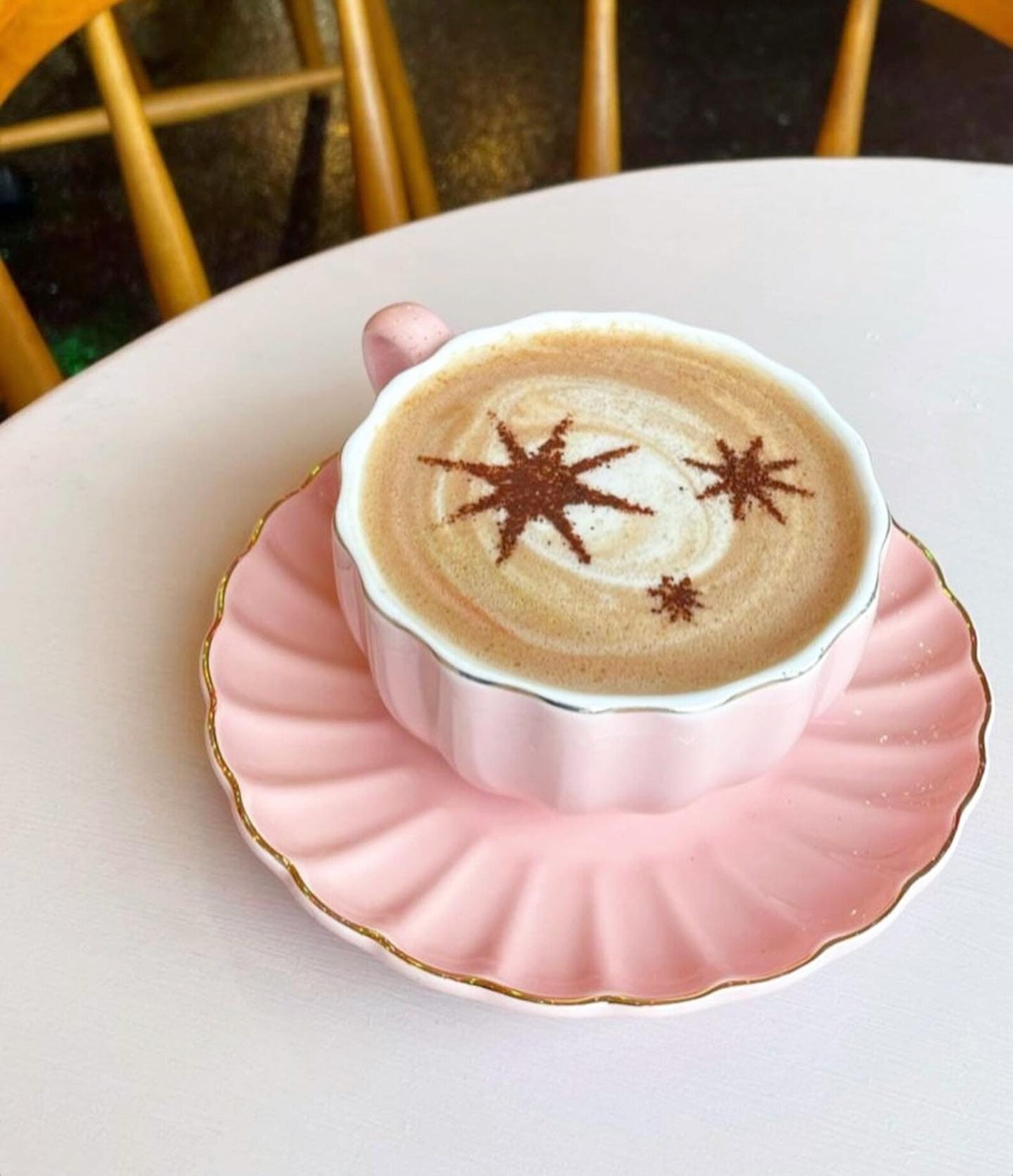 Coffee Stencil Star Coffee Stencil Cappucino Stencil - Etsy