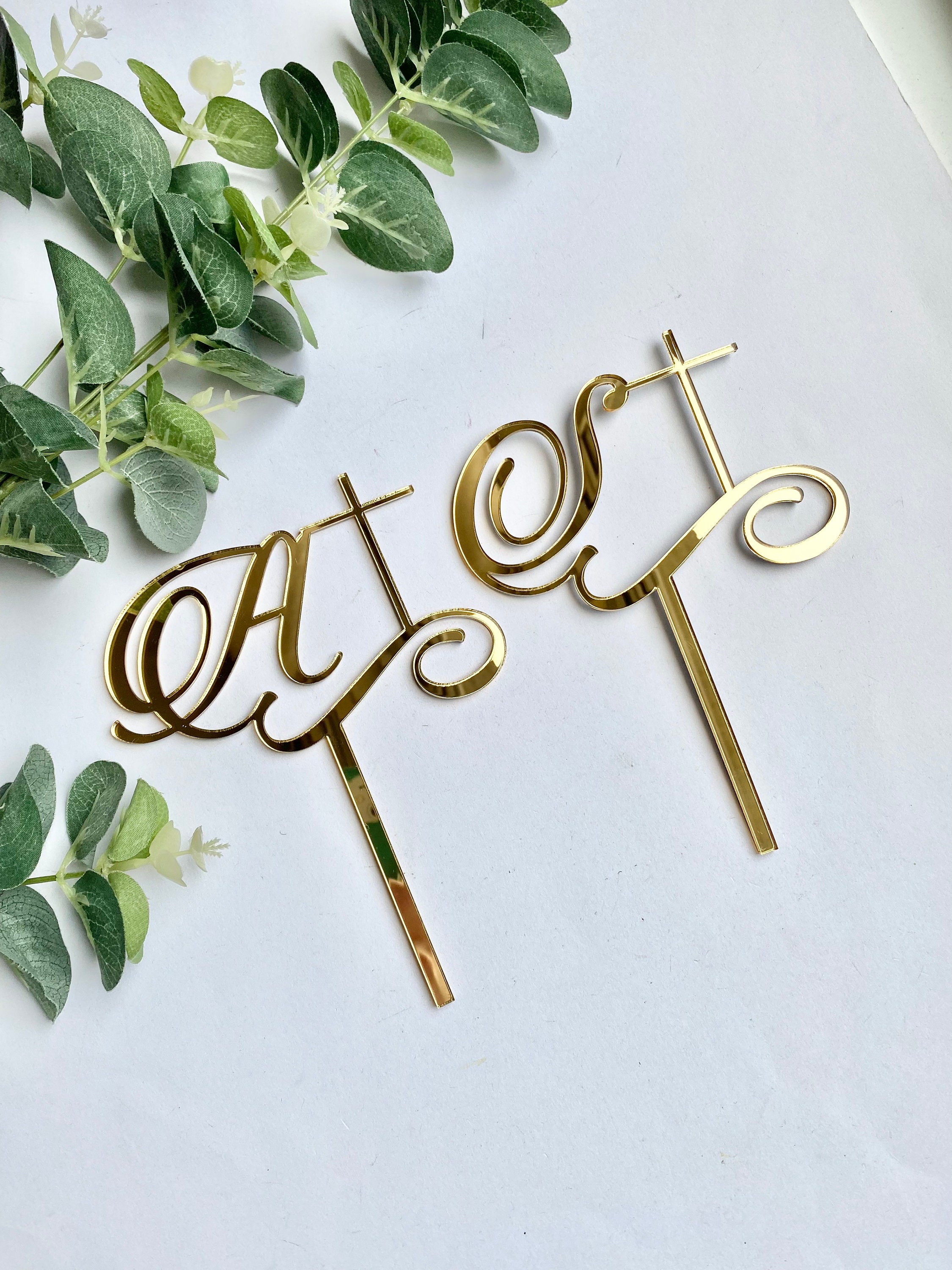 Christening Cake Topper - Christening Cake Decor - Baptism Cake Decor ...