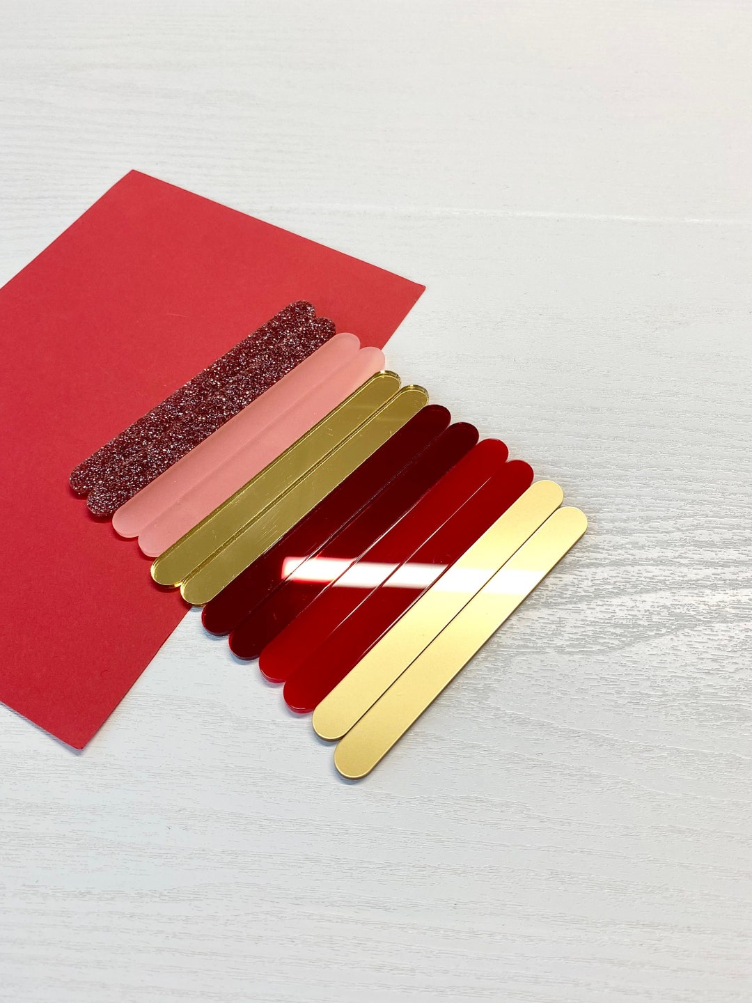 Acrylic Cakesicle Sticks - Cake Pop Sticks - Cakesickle Sticks Red Pink ...