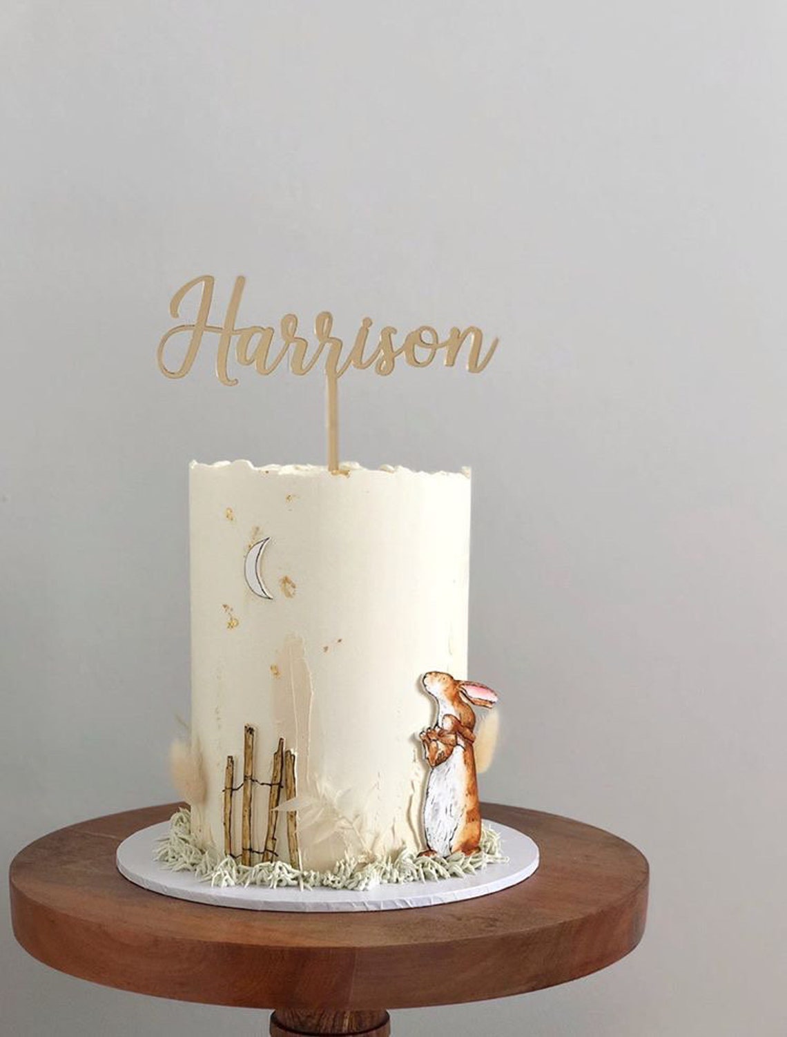 Gold Acrylic Cake Topper - Birthday Cake Topper - Gold Cake Decor ...