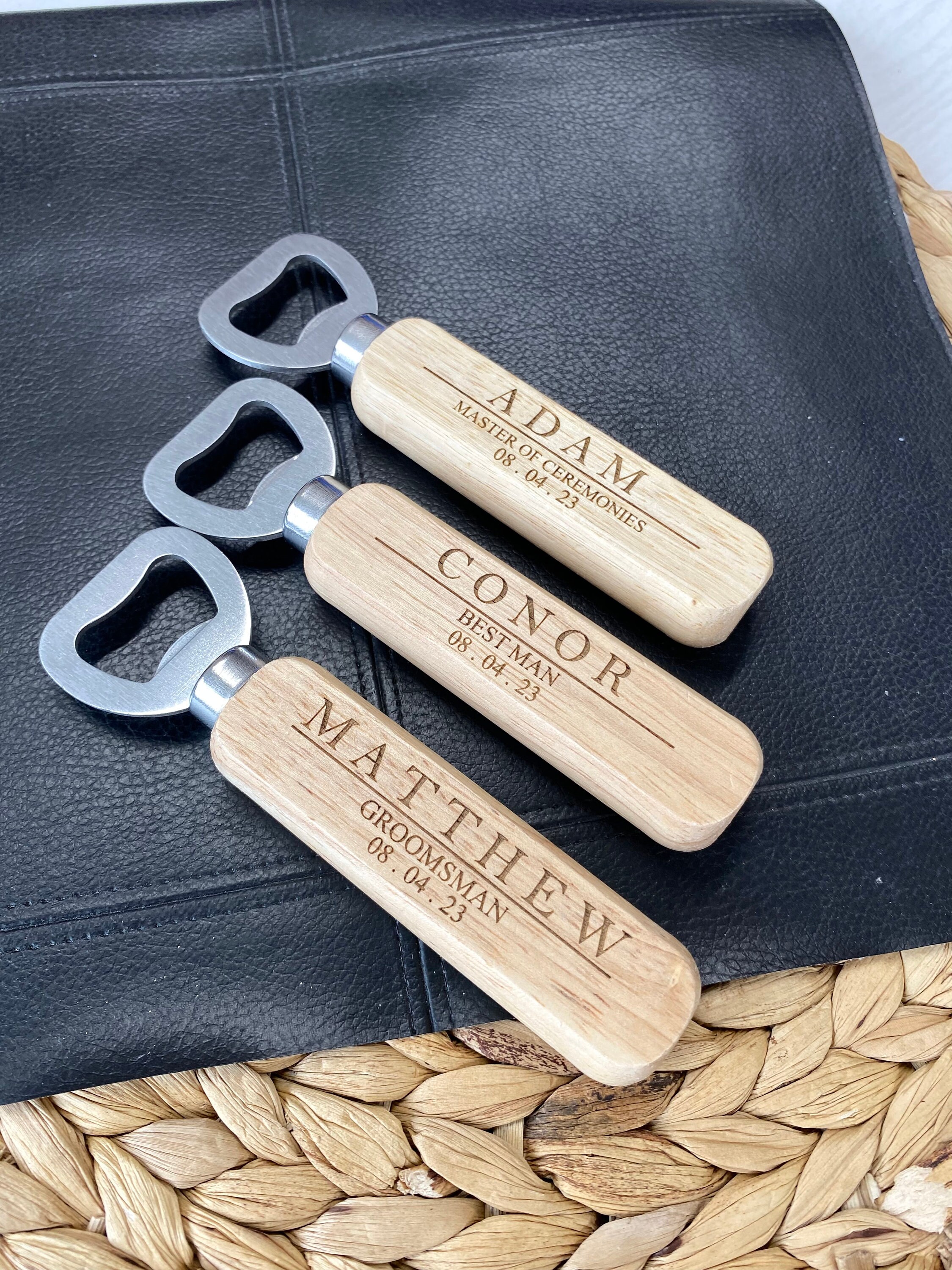 Best Man Gifts - Personalised Best Man Bottle Opener - Groomsmen Usher ...