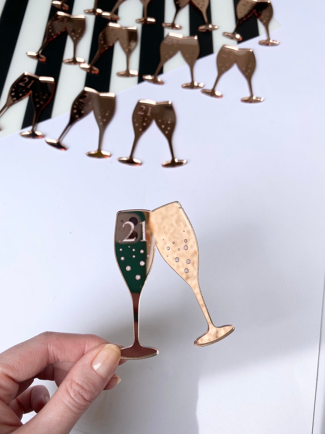 21st Birthday Cake Topper - Place Settings - Birthday Place Settings ...