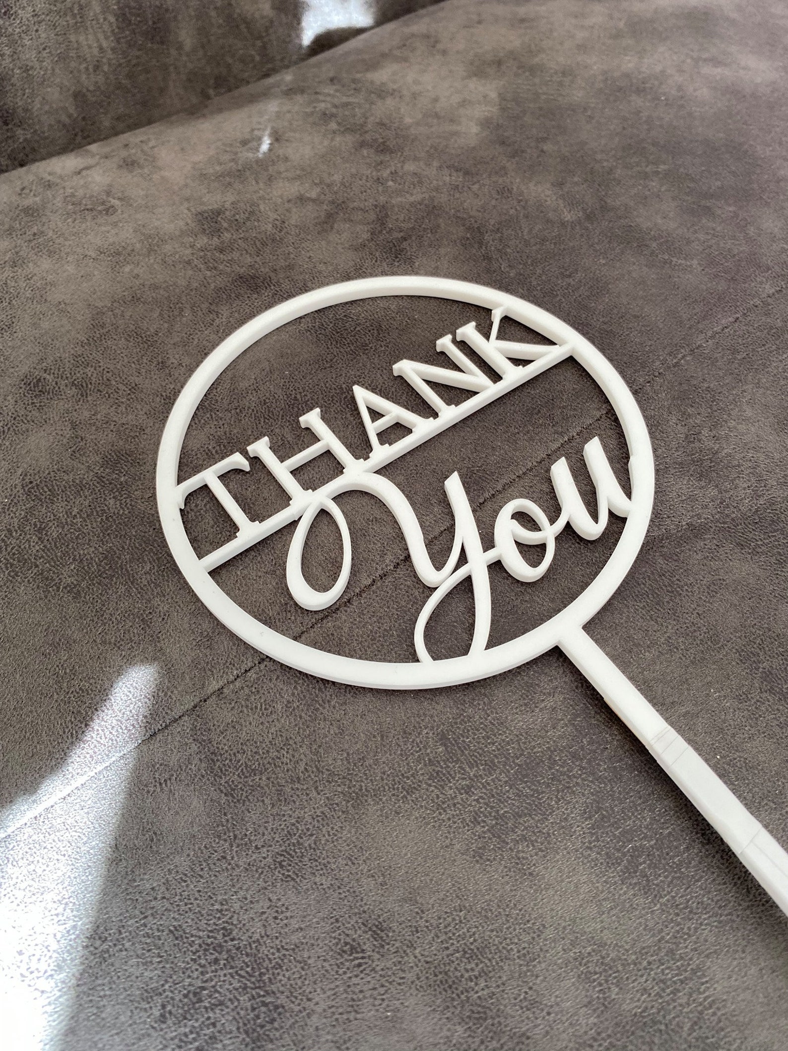 Thank You Bouquet Topper - Cake Topper - Bouquet Toppers - Flower ...