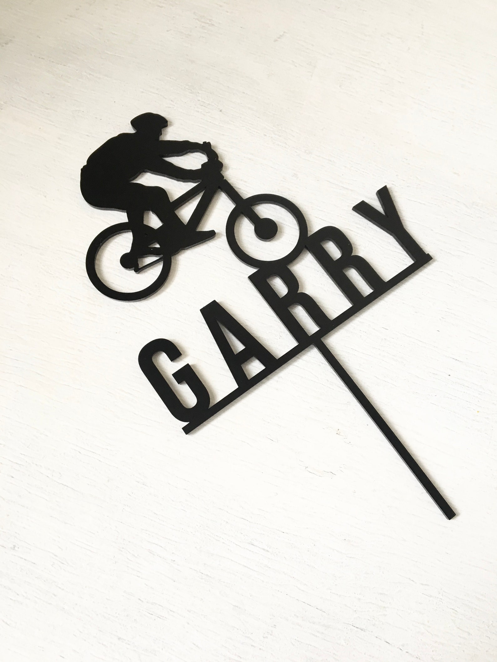 Bicycle Cake Topper - Cake Topper - Birthday Cake Topper - Bike Cake ...