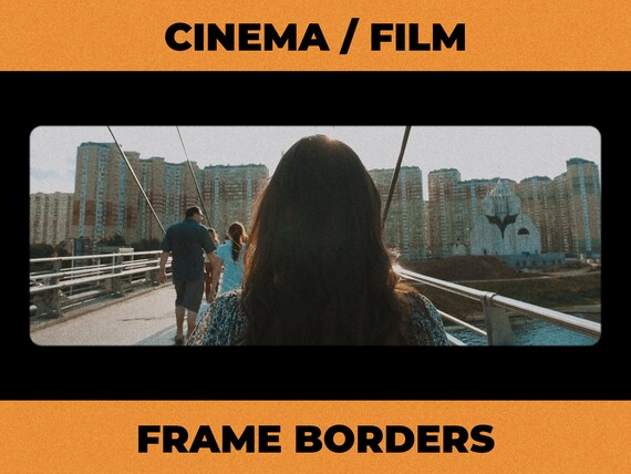 70 Cinematic Film Borders Frame Borders Cinematic Look - Etsy