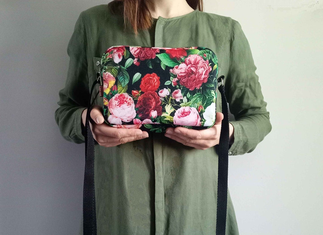 Roses Bag, Floral Bag, Small Bag, Smart Bag, Floral Design, Gift for ...