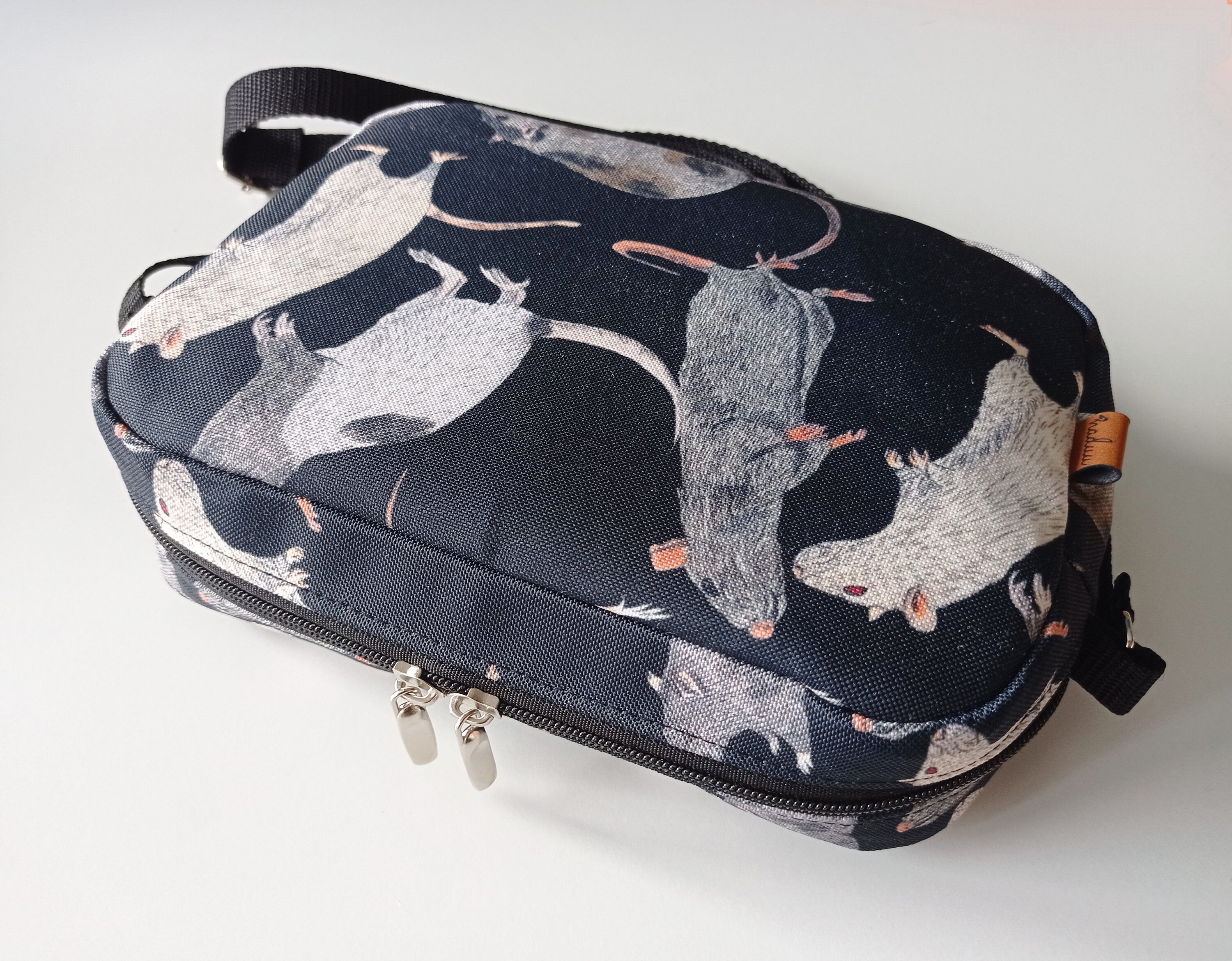 Rat Bag Rat Design Pet Rat Zipper Bag Rat Owner Gift Rat - Etsy