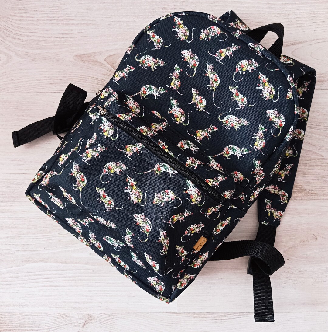 Rats Backpack, Rat Design, Rat Lover Gift, Rat Owner Gift, Backpack ...