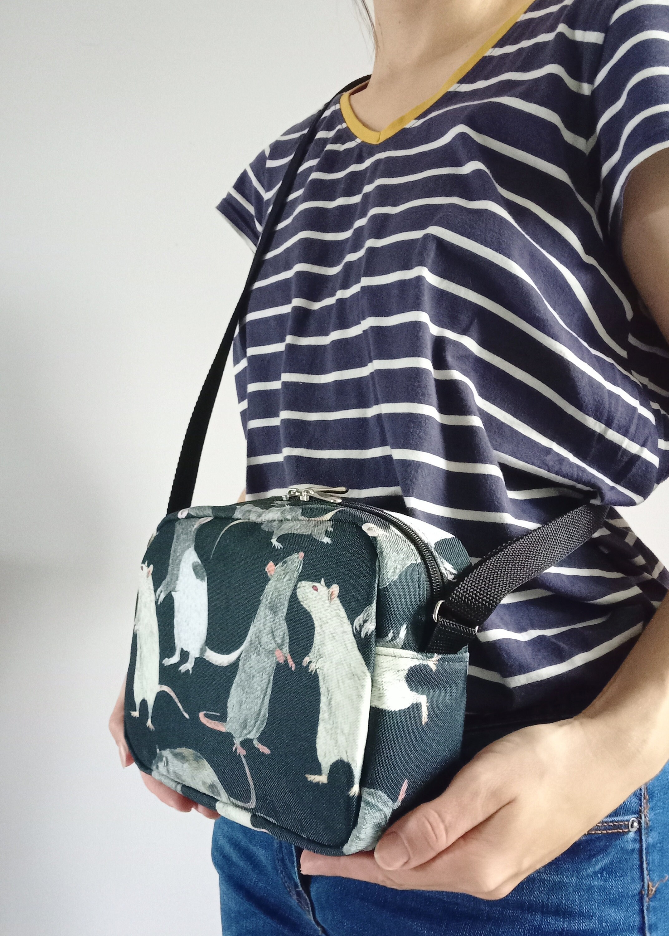 Rat Bag Rat Design Pet Rat Zipper Bag Rat Owner Gift Rat - Etsy