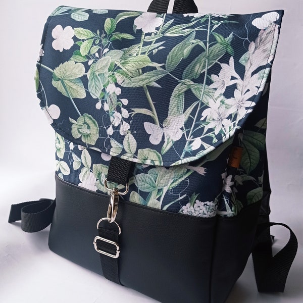 Floral Backpack - Etsy