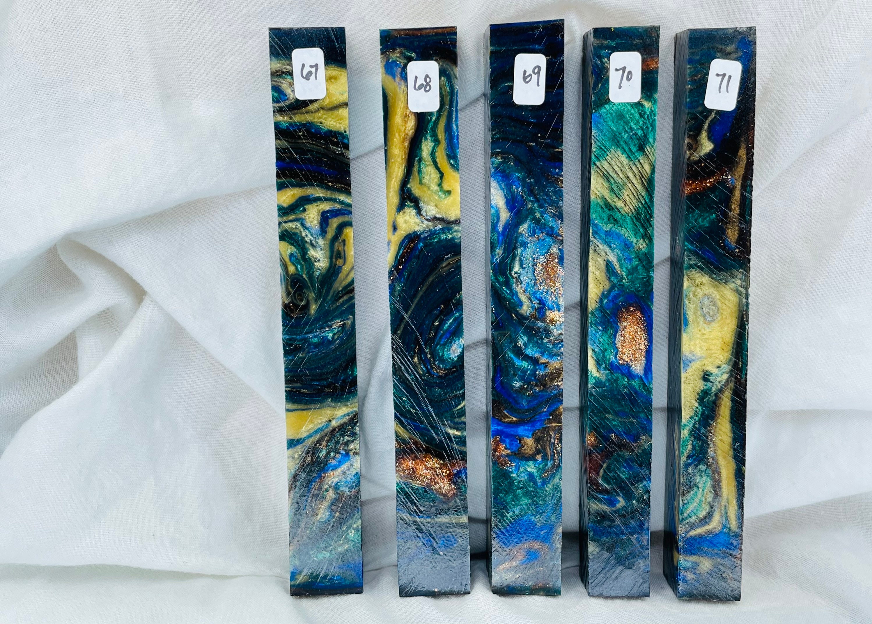 Pen Blanks psycho Alumilite Resin and Premium Mica Powder - Etsy