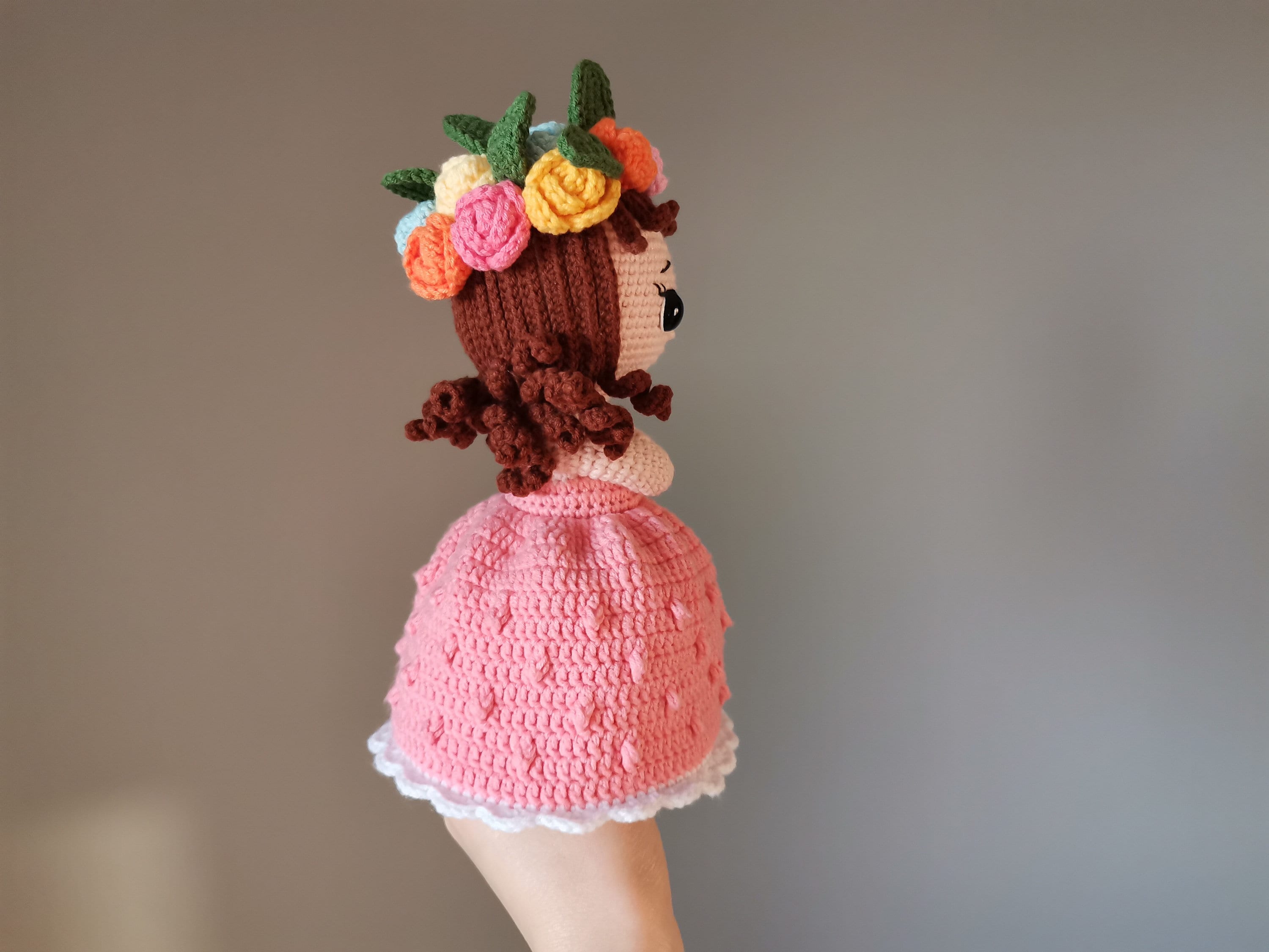 Reversible Amigurumi Flower Princess Doll, Valentine Gift, Mother's Day ...