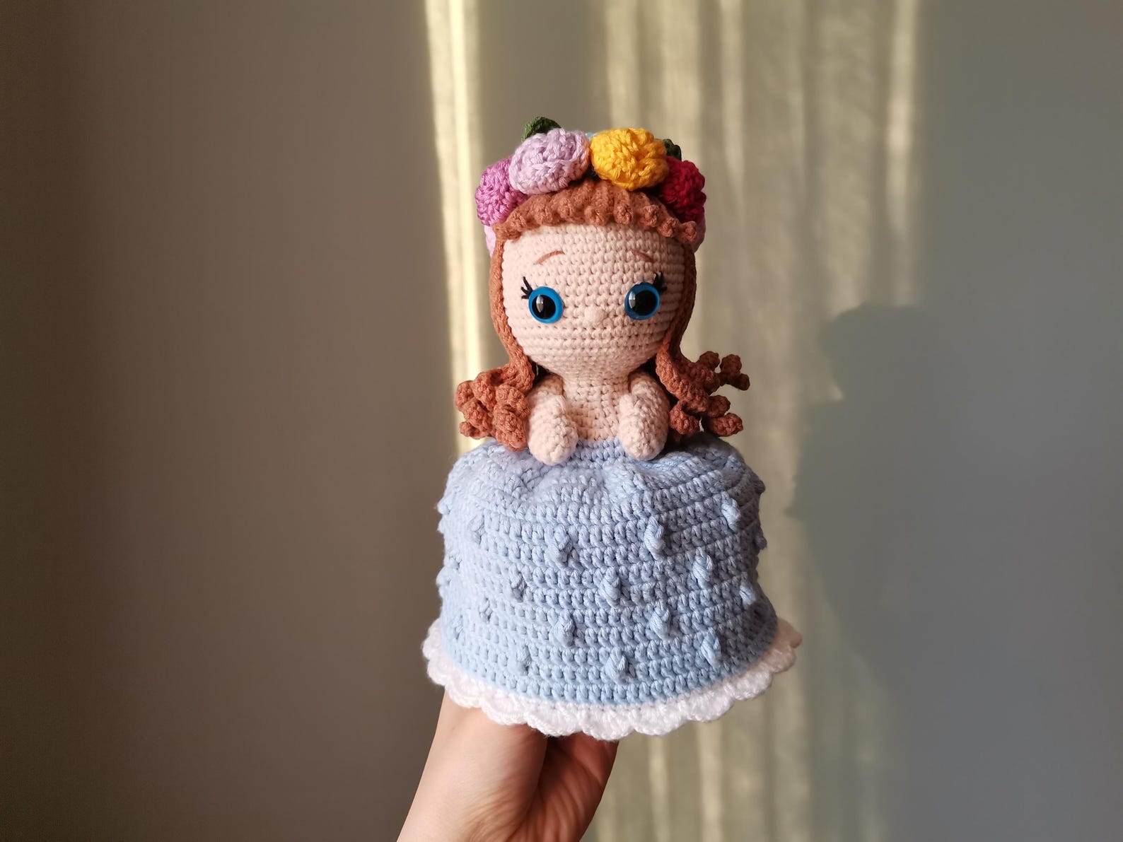 Reversible Amigurumi Flower Princess Doll, Valentine Gift, Mother's Day ...